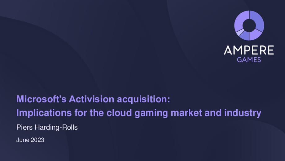 Microsoft’s Activision acquisition: Implications for the cloud gaming ...